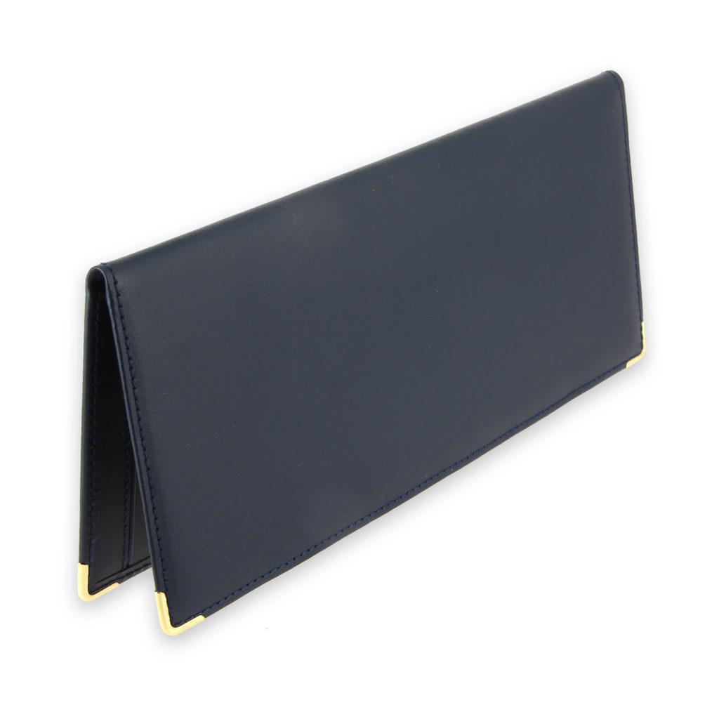 Porte-chéquier Classique cuir - Fleur de peau - Maroquinerie en ligne